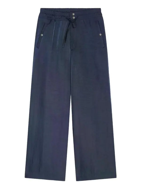 Dries Van Noten Drawstring Side-pocket Trousers - Blue