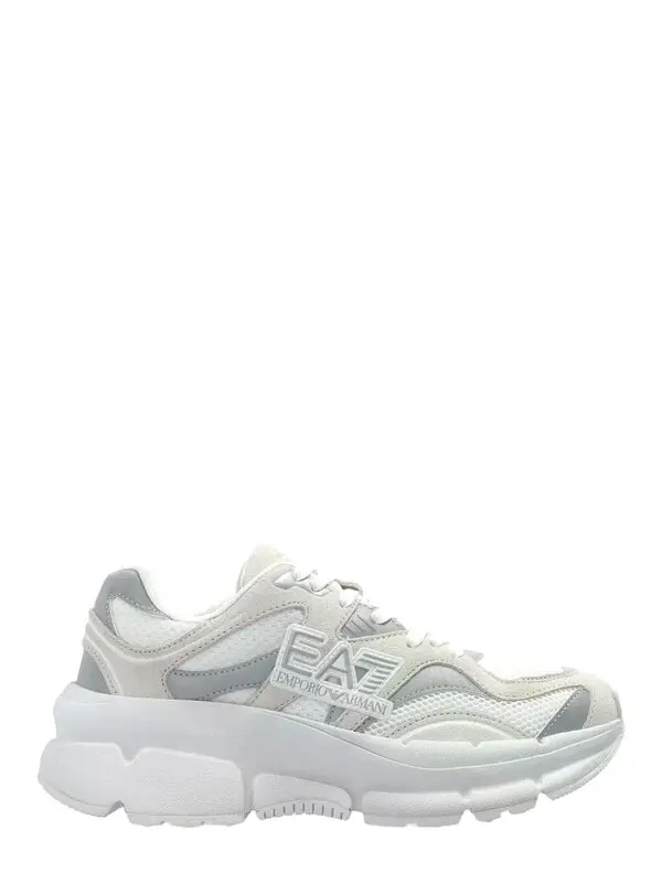 Emporio Armani Logo-plaque Chunky Sneakers - White