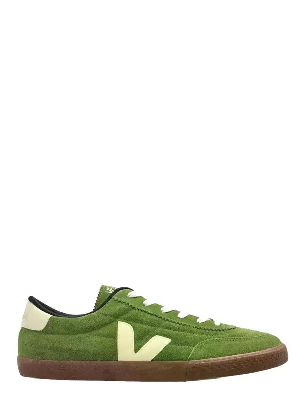 VEJA Panenka Suede V-logo Sneakers - Green