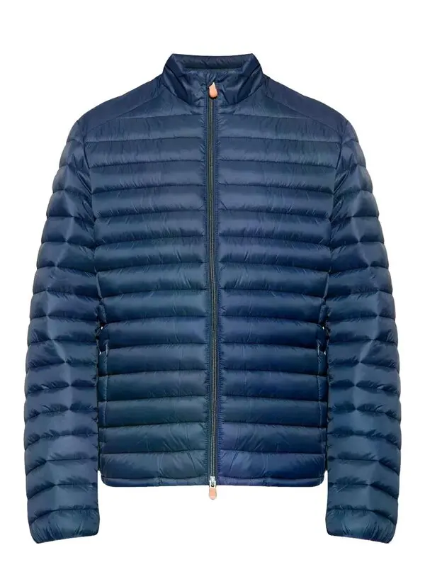 SAVE THE DUCK Quilted Zip-up Jacket - Blue