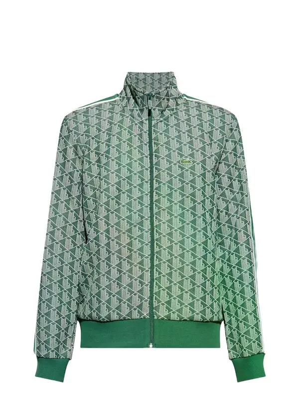 Lacoste Paris Zip-up Sweatshirt - Green