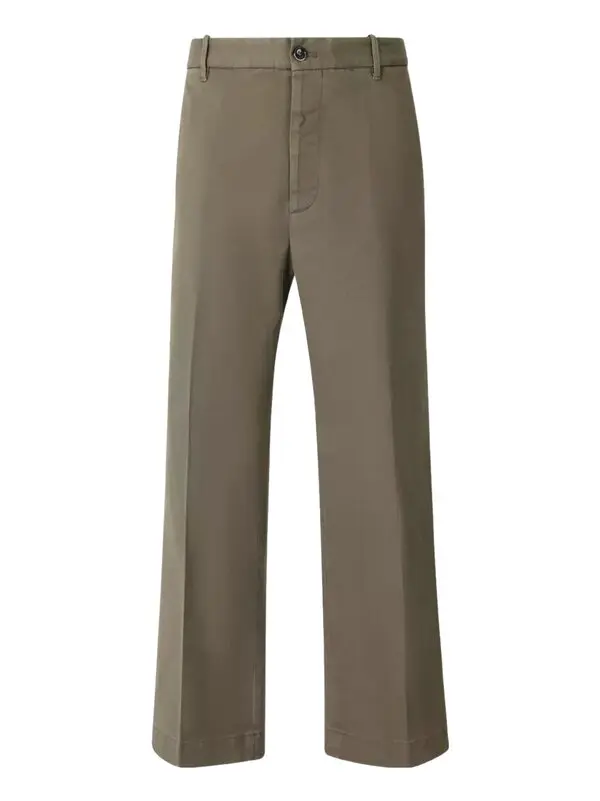NINE:INTHE:MORNING Cotton Trousers - Green