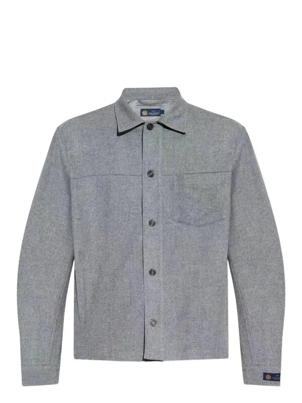 Paul & Shark Button-fastening Patch-pocket Shirt - Grey