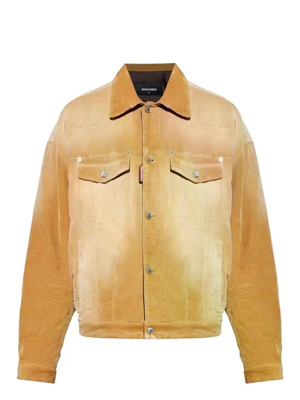 Dsquared2 Corduroy Shirt Jacket - Brown