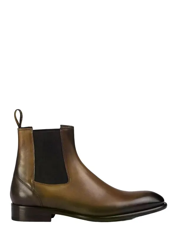 DOUCAL'S Leather Chelsea Boots - Brown