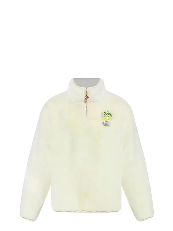 Casablanca Half-zip Sweatshirt - White