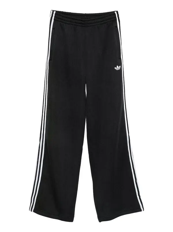 Adidas Stripe-detail Track Pants - Black