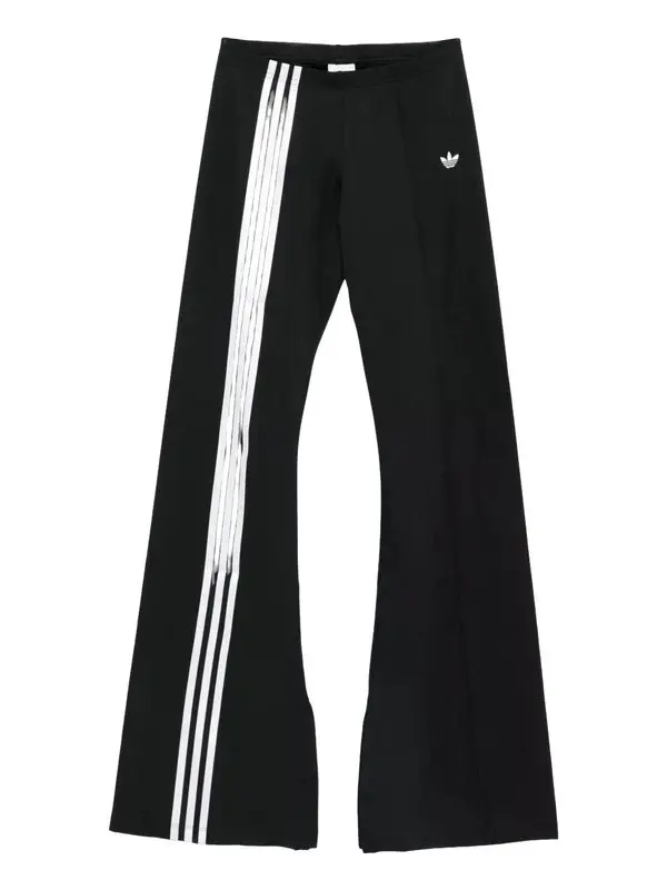Adidas Three-stripe Split Trousers - Black