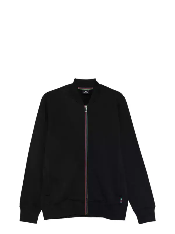 Paul Smith Zip-detail Sweatshirt - Black