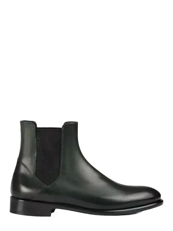 DOUCAL'S Leather Chelsea Boots - Black