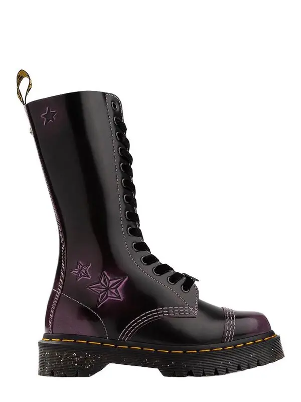 Dr. Martens X Bratz 1b99 Bex 14-eye Boot - Black/purple