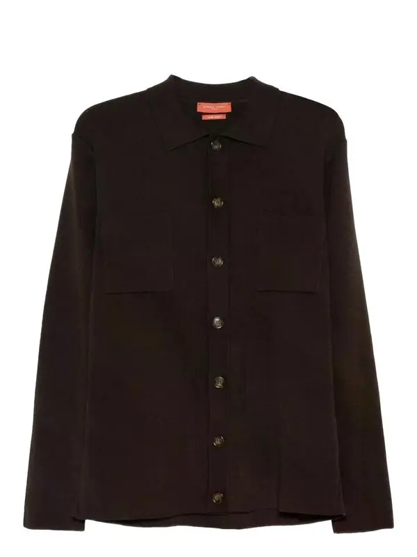 DANIELE FIESOLI Buttoned Cardigan With Pockets - Brown