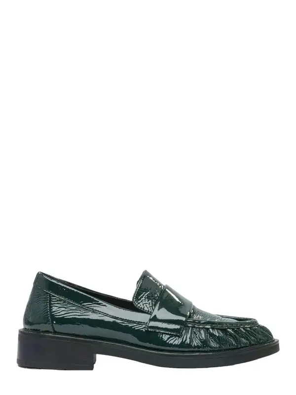 STRATEGIA SHOES Leather Loafers - Green