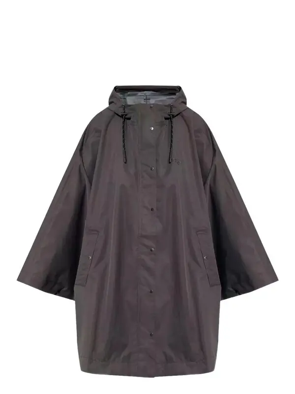 RETHINKIT STUDIOS Hooded Cape Jacket - Grey