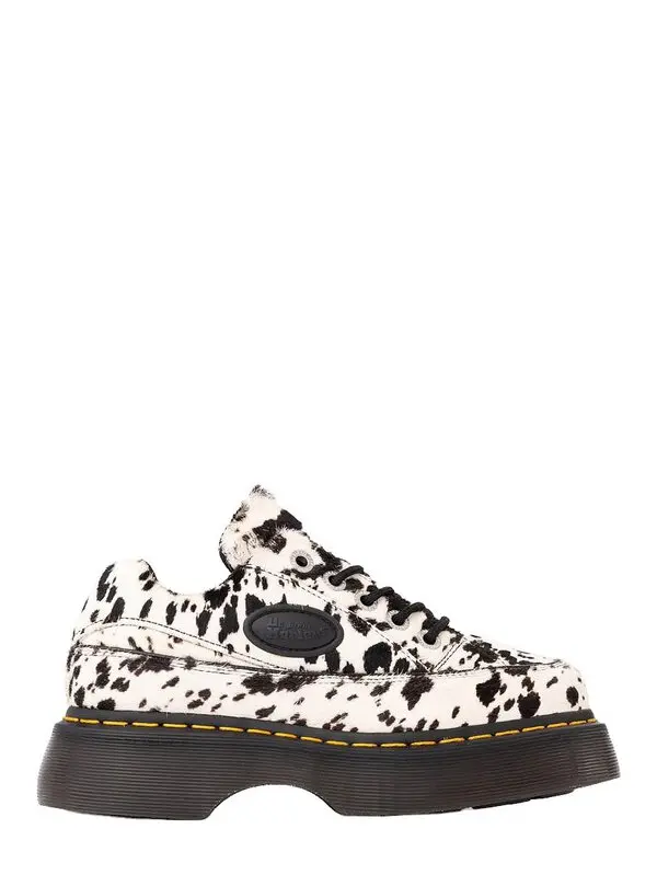 Dr. Martens Buzz 5-eye Platform Casual Shoe - Dalmatian