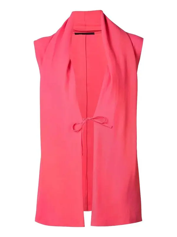 HAIDER ACKERMANN Open Shawl Lapel Top - Pink