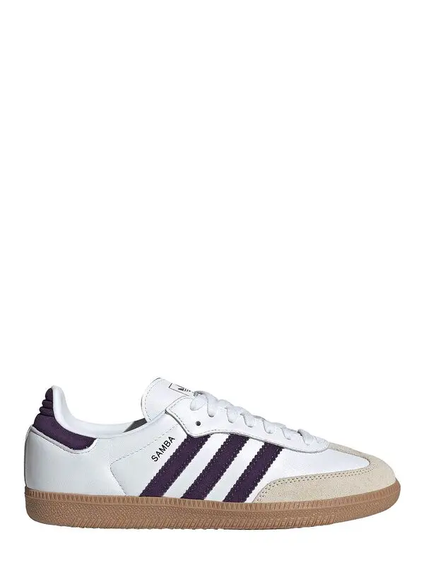 Adidas Samba Og Athletic Shoe - Cloud White/alumina/aurora Plum