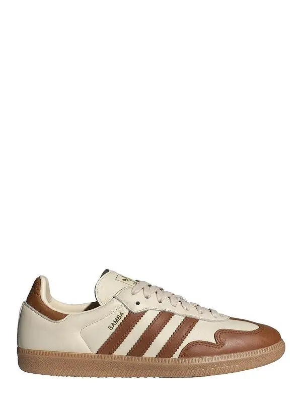 Adidas Samba Og Athletic Shoe - Wonder White/dusky Bronze/gold Metallic