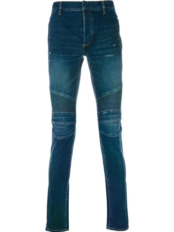 Balmain Biker Jeans - Blue