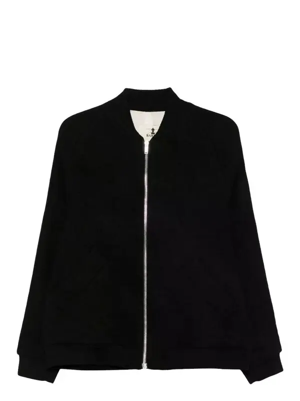 Barena Venezia Zip-front Ribbed Jacket - Black