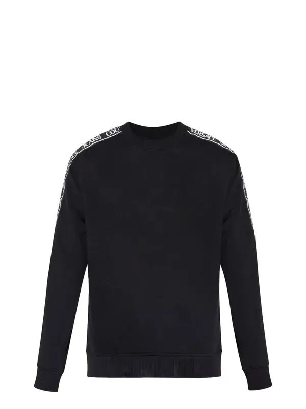 Versace Logo Detailing Sweatshirt - Black