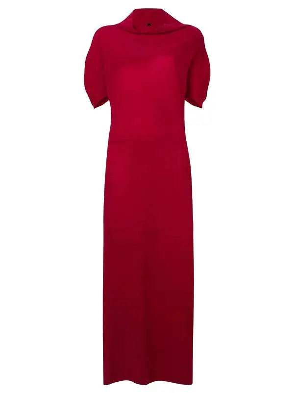 BEN TAVERNITI UNRAVEL PROJECT Cashmere Knitted Long Dress - Red