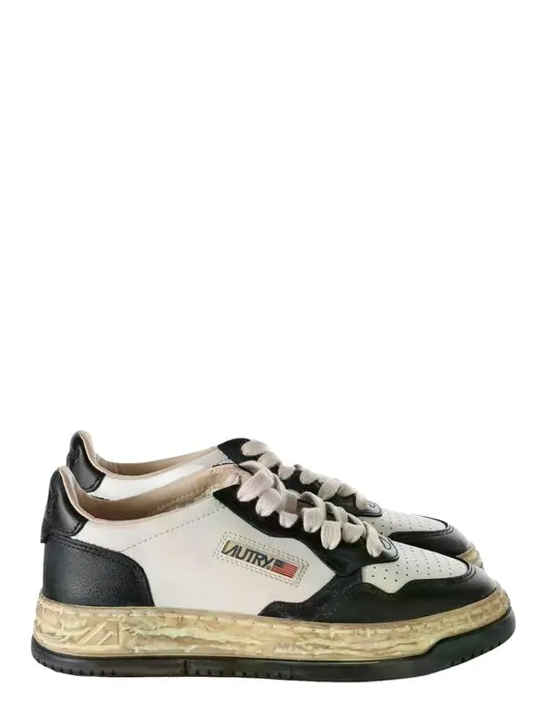 Mihara Yasuhiro X Autry Leather Panelled Platform Sneakers - White