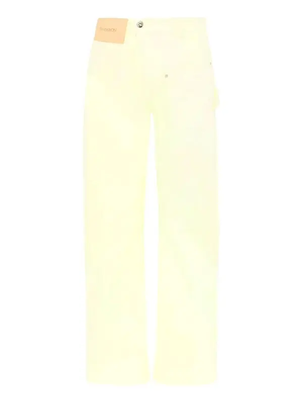 JW Anderson Twisted Workwear Trousers - Yellow