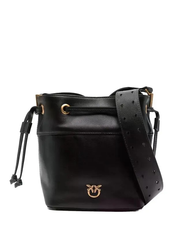 Pinko Love Birds Bucket Bag - Black