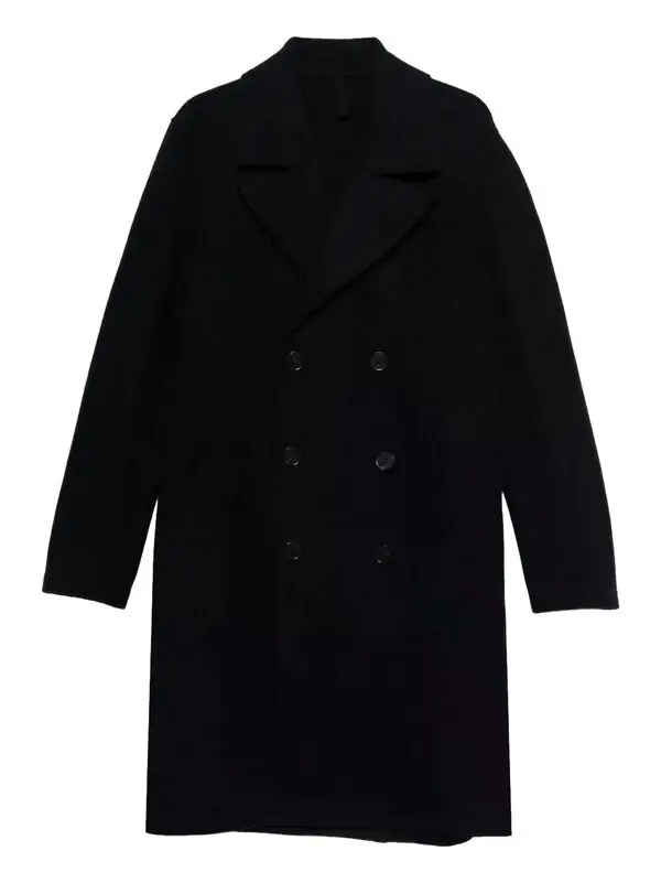 Harris Wharf London Double-breasted Wool Coat - Blue