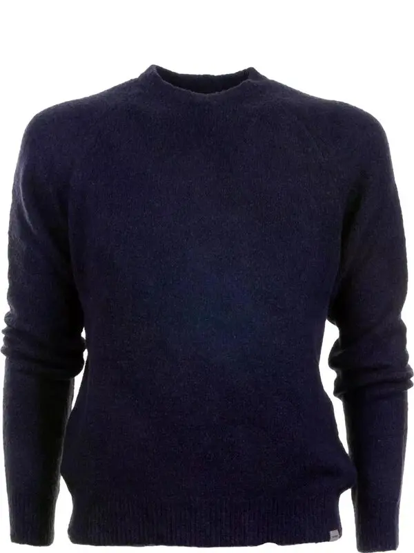 Woolrich Crew-neck Raglan-sleeves Sweater - Blue