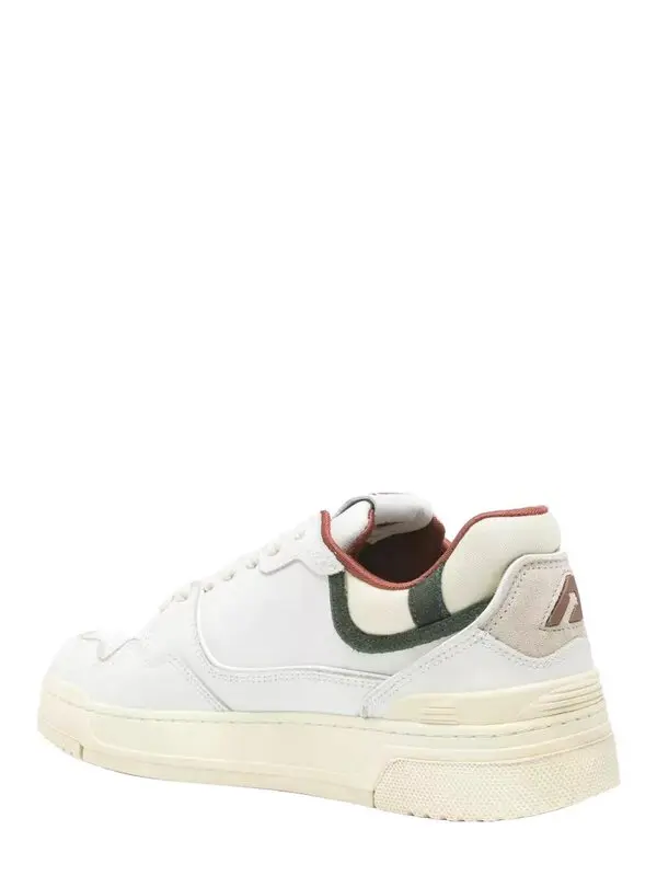 AUTRY Clc Panelled Leather Sneakers - Neutrals