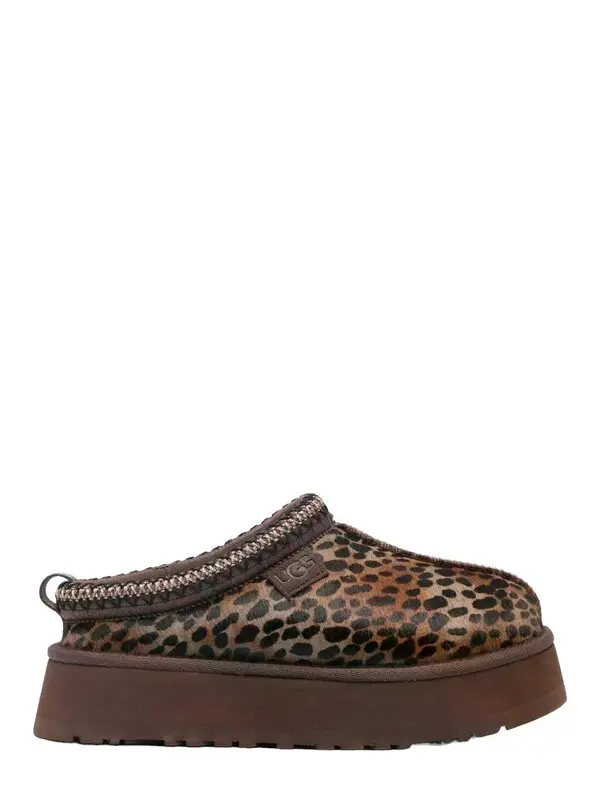 UGG Tazz Leopard-print Platform Mules - Brown
