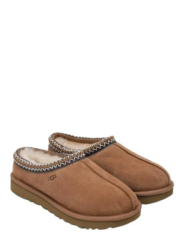 UGG Leather Tasman Slippers - Brown