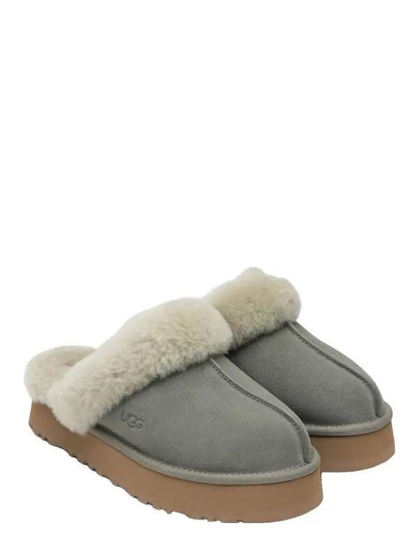UGG Suede Platform Slip-ons - Green