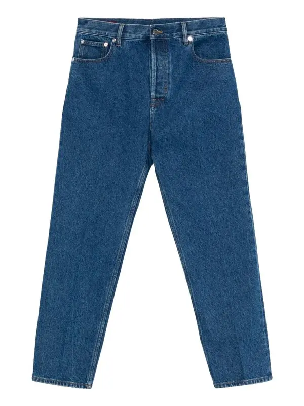 Gucci Slim Fit Cotton Denim Jeans - Blue
