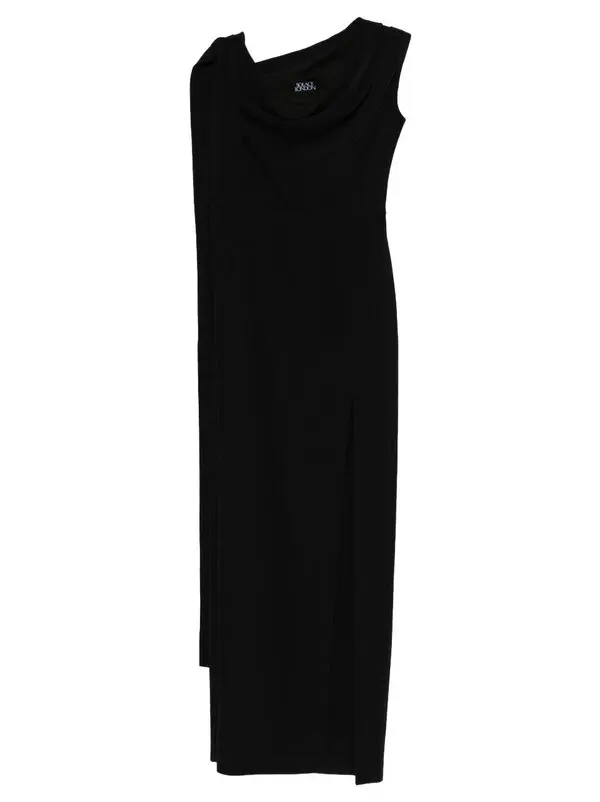 Solace London Irina Midi Dress - Black