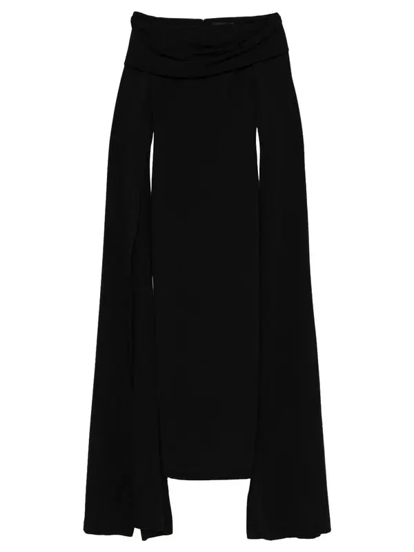 Solace London Nuri Midi Dress - Black