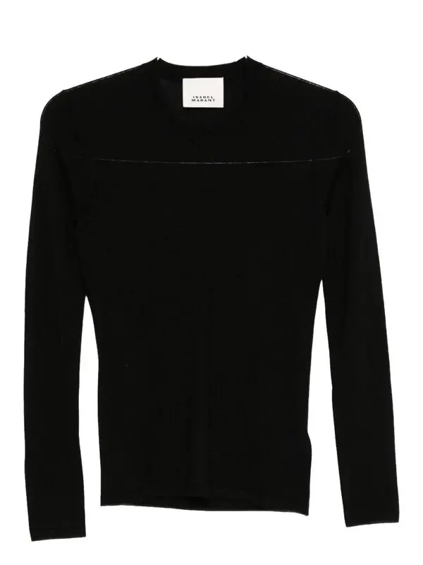 Isabel Marant Ilona Cashmere Crewneck Jumper - Black