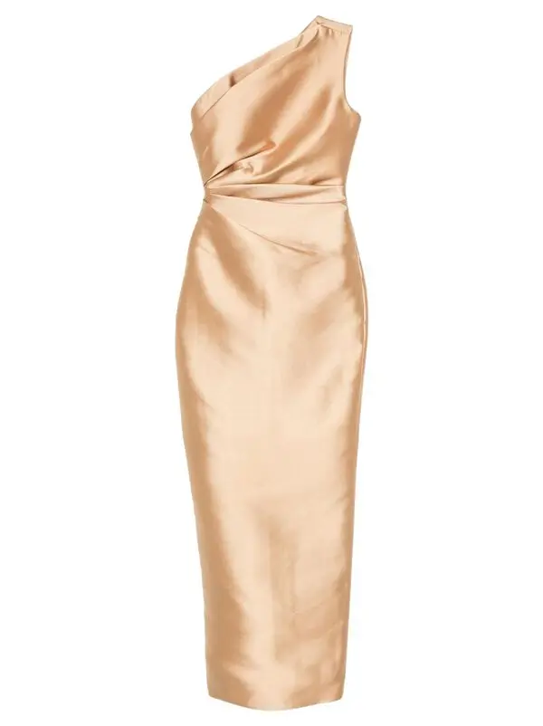 Solace London Kira Midi Dress - Golden