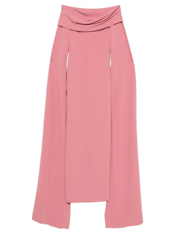 Solace London Nuri Midi Dress - Pink