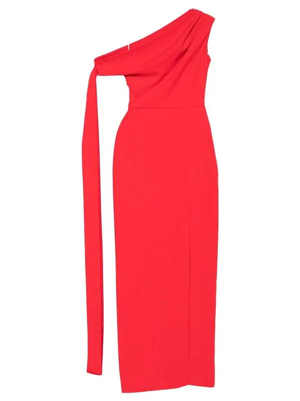 Solace London Irina Midi Dress - Red