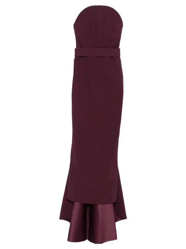 Solace London Citra Long Dress - Purple