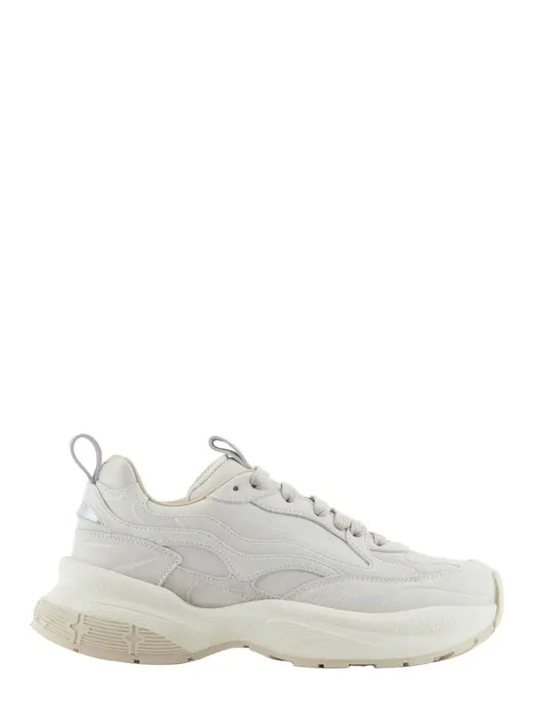 Emporio Armani Leather Sneakers - White