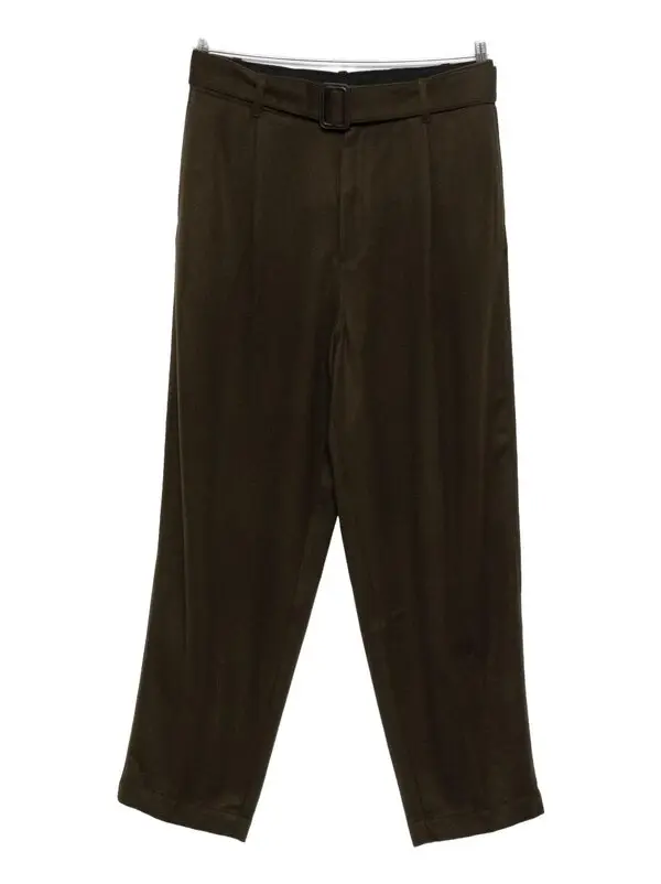 Emporio Armani Wool Trousers - Green