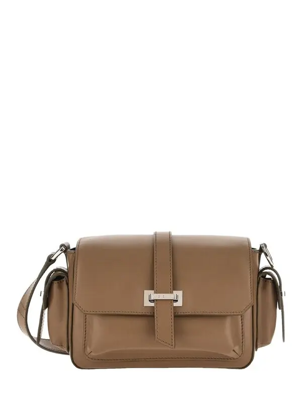 HOGAN PRE Small Leather Crossbody Bag - Marrone Chiaro
