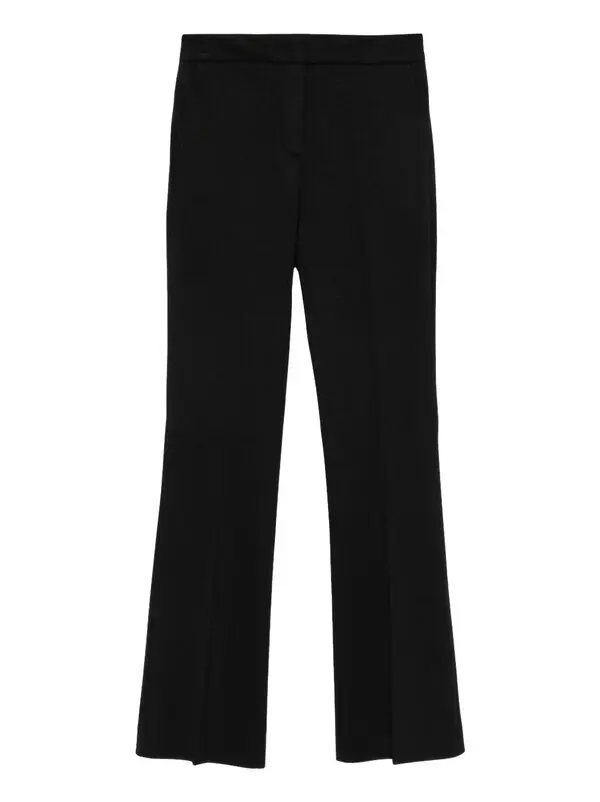 VIA MASINI 80 Straight Leg Trousers - Black