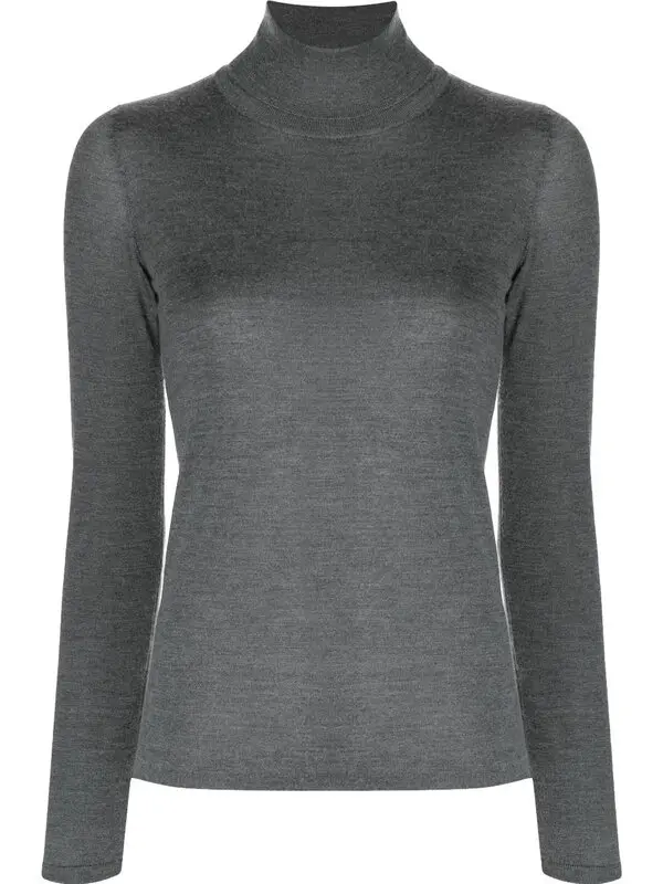 Brunello Cucinelli Cashmere Turtleneck Sweater - Grey