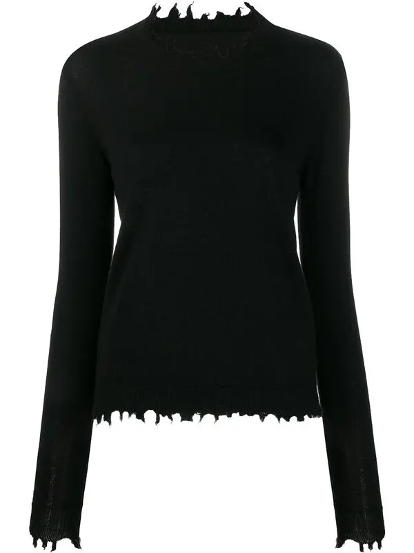 UMA WANG Cashmere Turtle Neck Jumper - Black