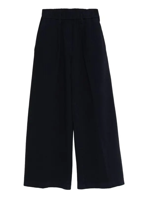 FORTE_FORTE Cotton Trousers - Blue